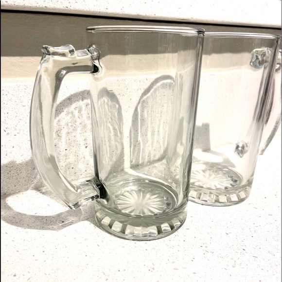 Anthropologie | Dining | New Large Beer Mug Glasses Set Of 2 | Poshmark